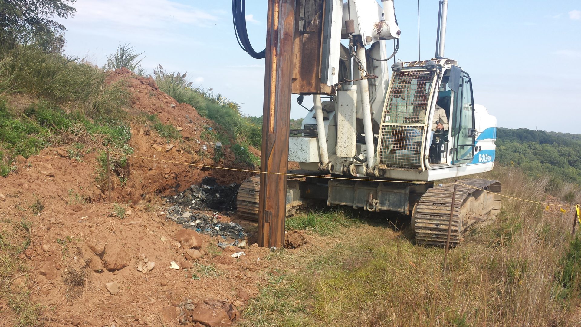 Engineering Services Solid Waste Management-PD#1 Photo 1 Drilling of ...
